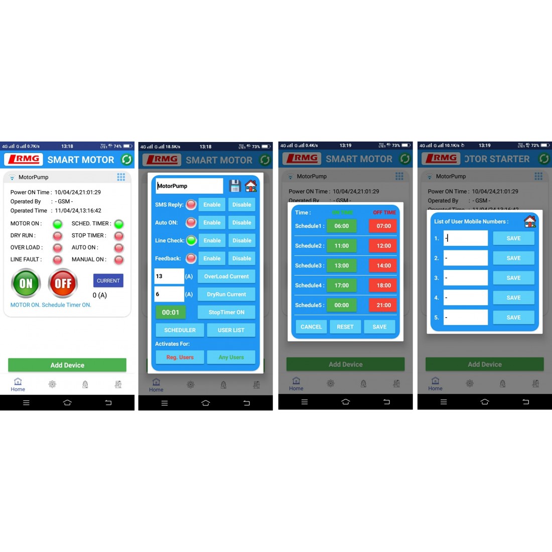 IOT Based Smart GSM Motor Pump controller / Smart Mobile Motor Starter ...