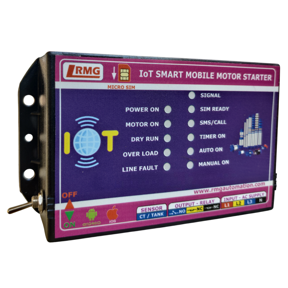 IOT GSM Controller | Wireless Smart Motor Pump Starter