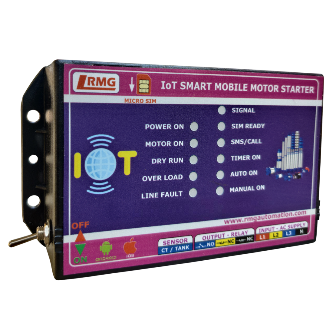 IOT GSM Controller | Wireless Smart Motor Pump Starter
