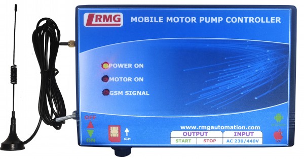 Single / Three Phase GSM Motor Pump controller (Mobile Motor Starter)