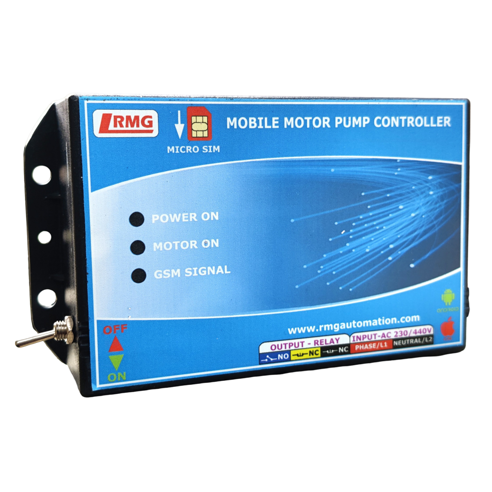 Single / Three Phase GSM Motor Pump controller (Mobile Motor Starter)