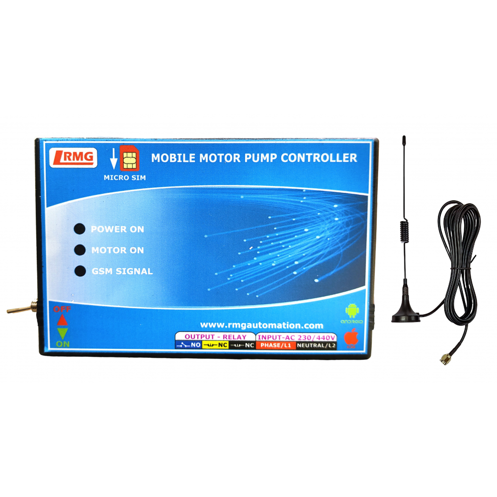 Single / Three Phase GSM Motor Pump controller (Mobile Motor Starter)