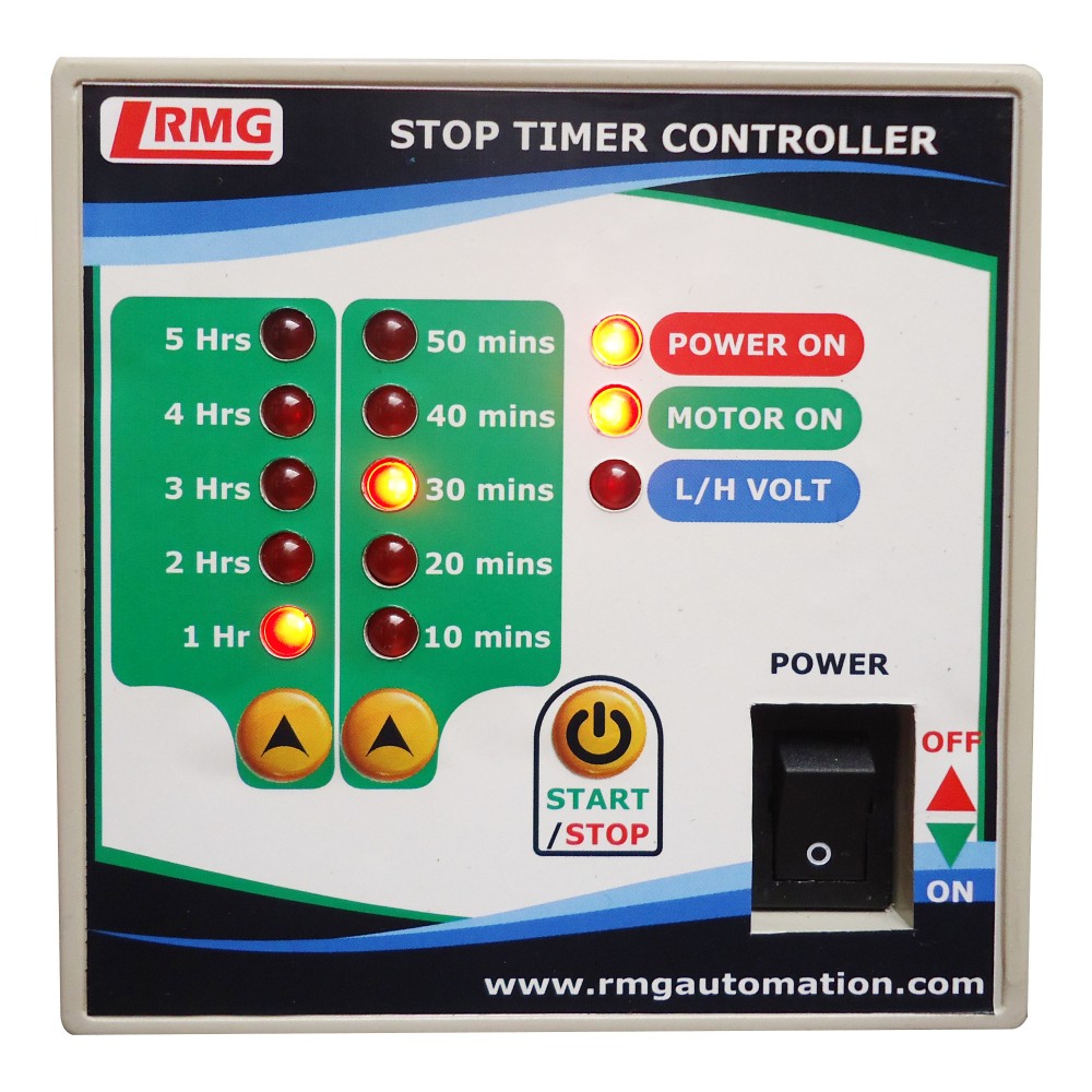 Stop Timer Controller for Water Pump Motor