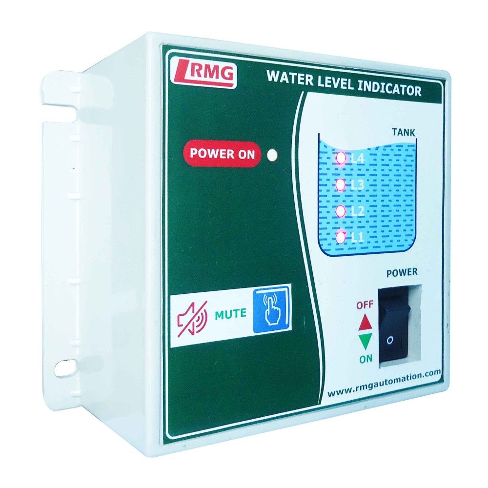 Water Level Indicator with Tank Full & Tank Empty Alarm