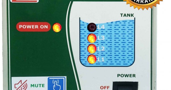 Water Level Indicator with Tank Full & Tank Empty Alarm