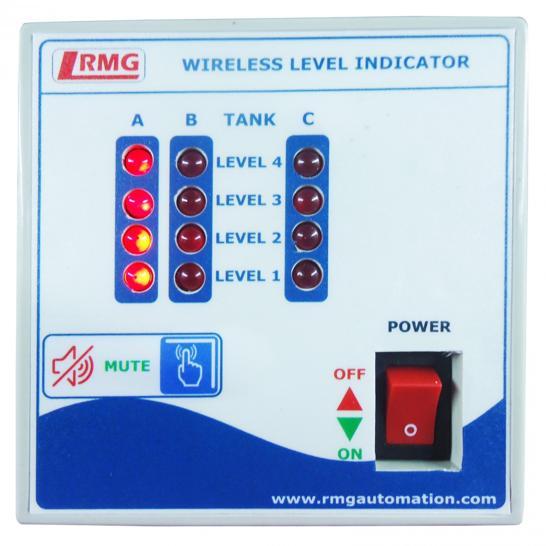 Wireless Multi-Tank Water Level Indication with Alarm